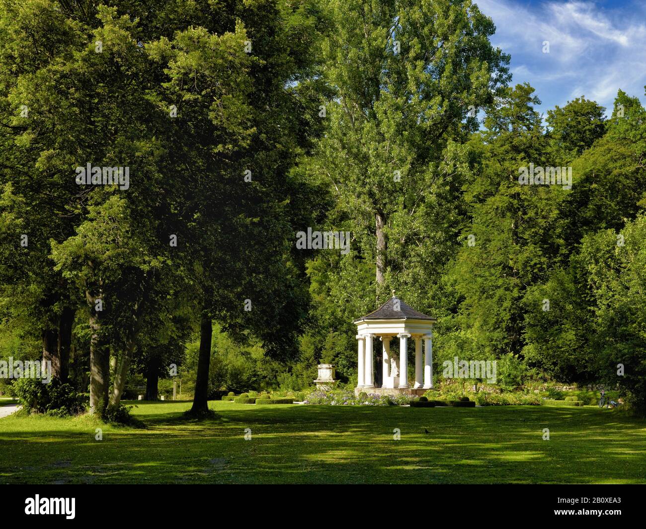 Temple of the Muses of the Calliope in Tiefurter Park near Weimar ...