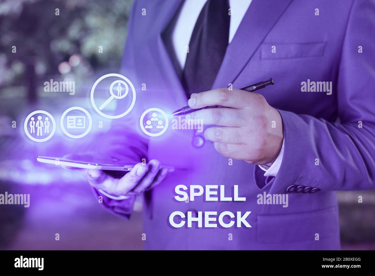 Writing Note Showing Spell Check Business Concept For To Use A Computer Program To Find And 