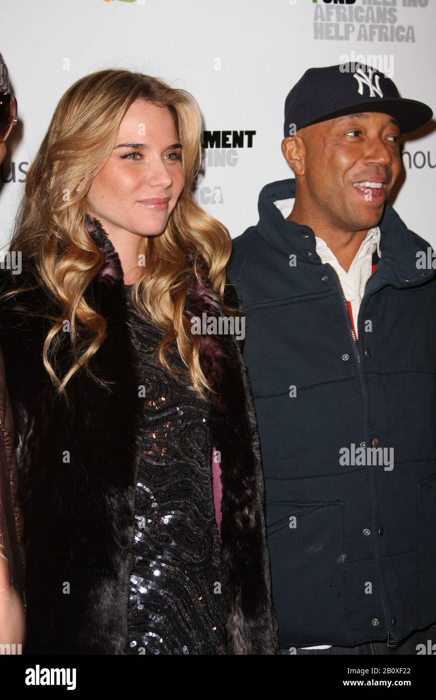Nicola breytenbach steiner and russell simmons hi-res stock photography ...
