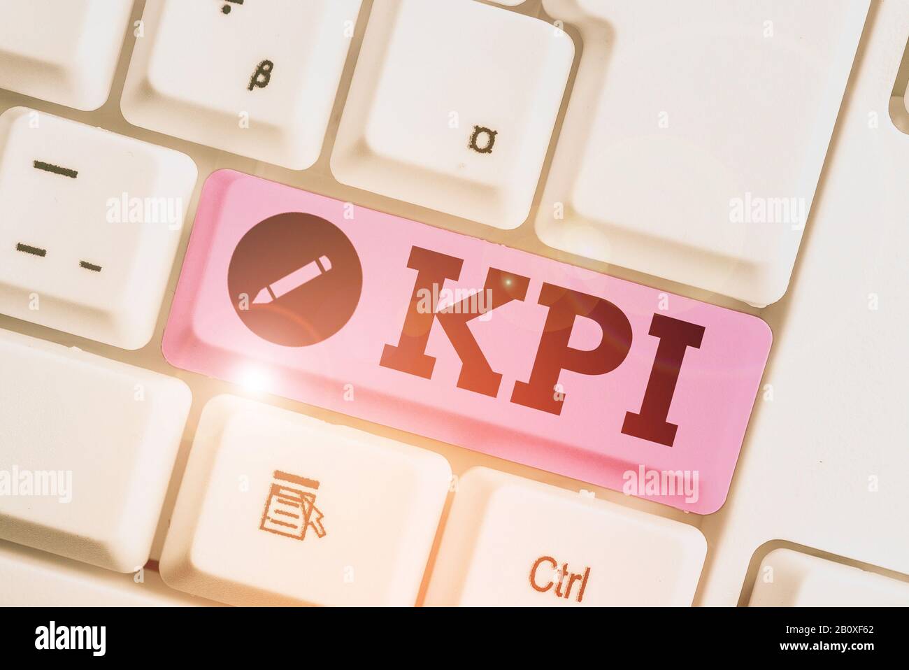 Conceptual hand writing showing Kpi. Concept meaning Evaluate the ...