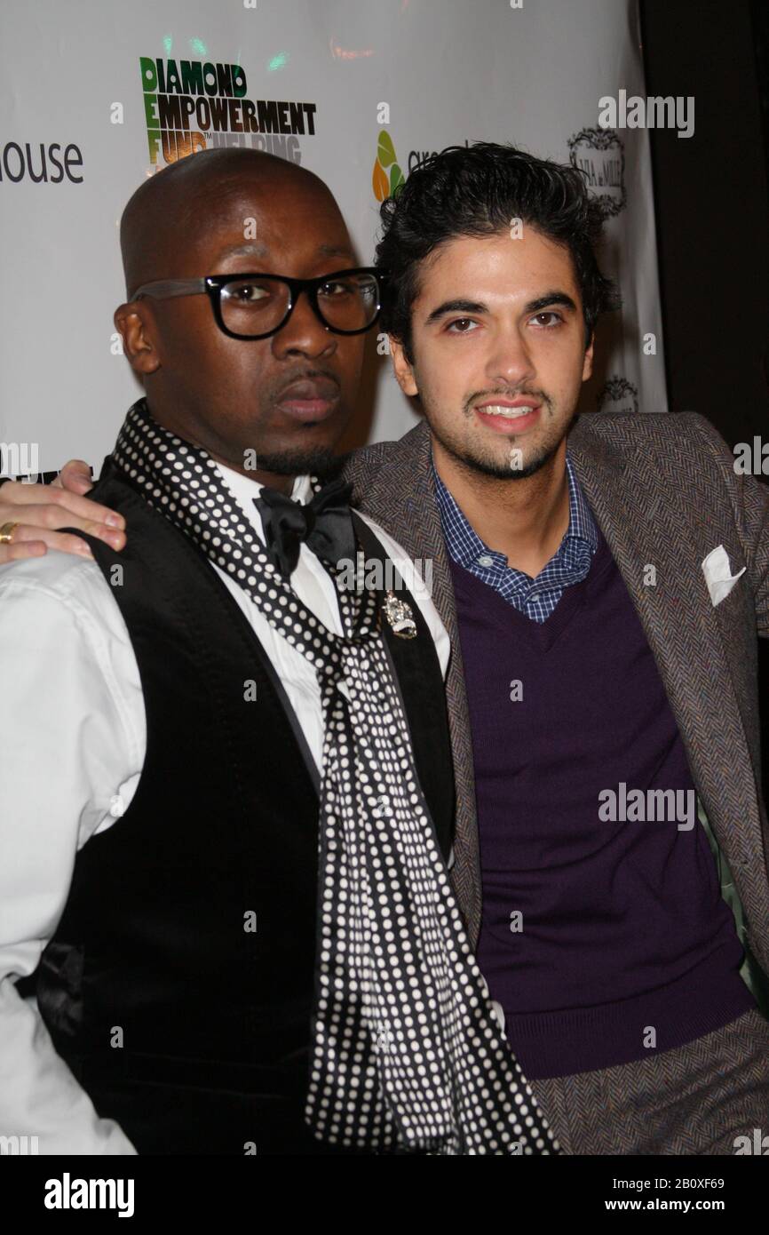 New York, NY, USA. 19 November, 2008. Artist O'Neal McKnight and DJ ...