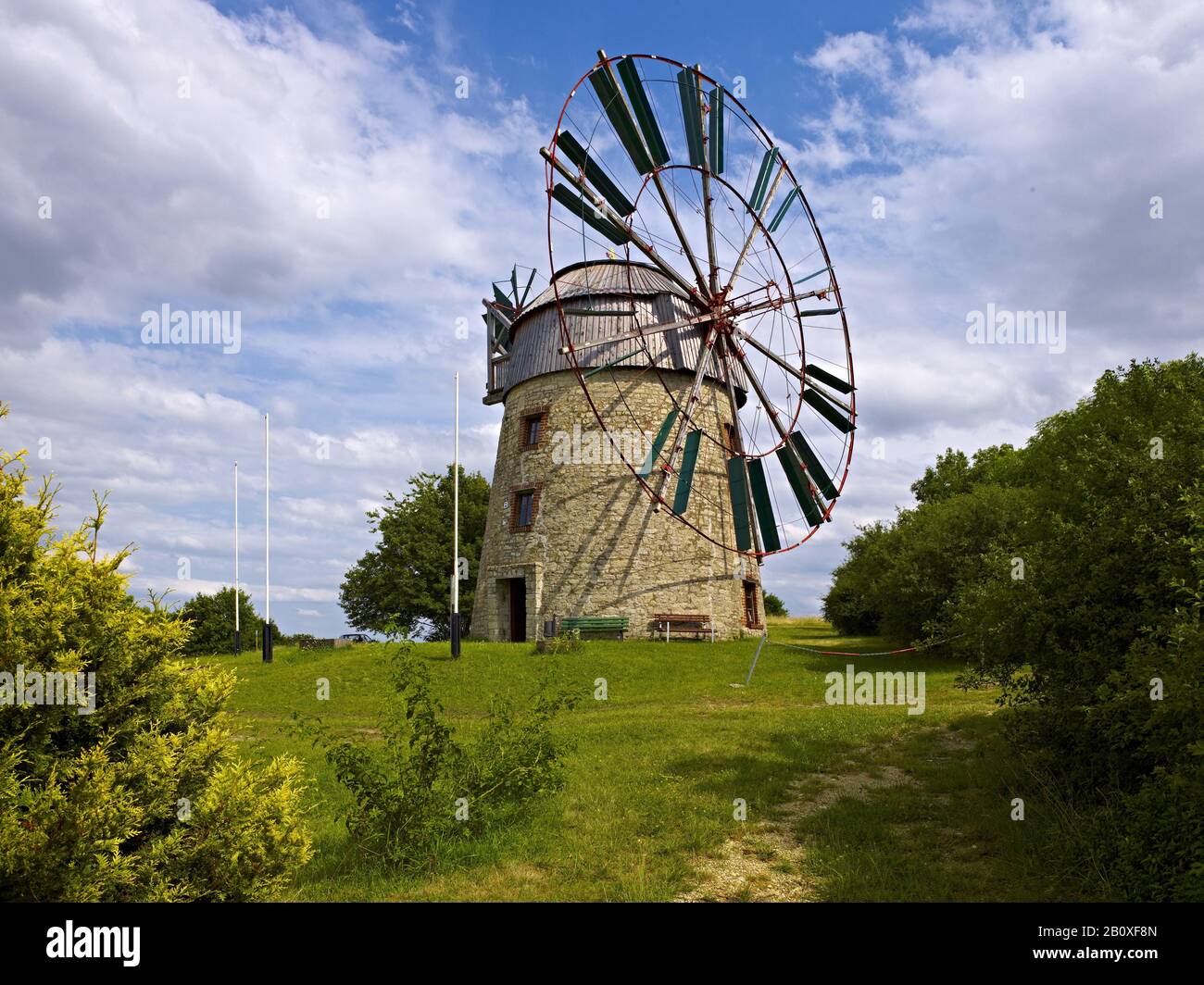 Dutch windmill in eckartsberga hi-res stock photography and images - Alamy
