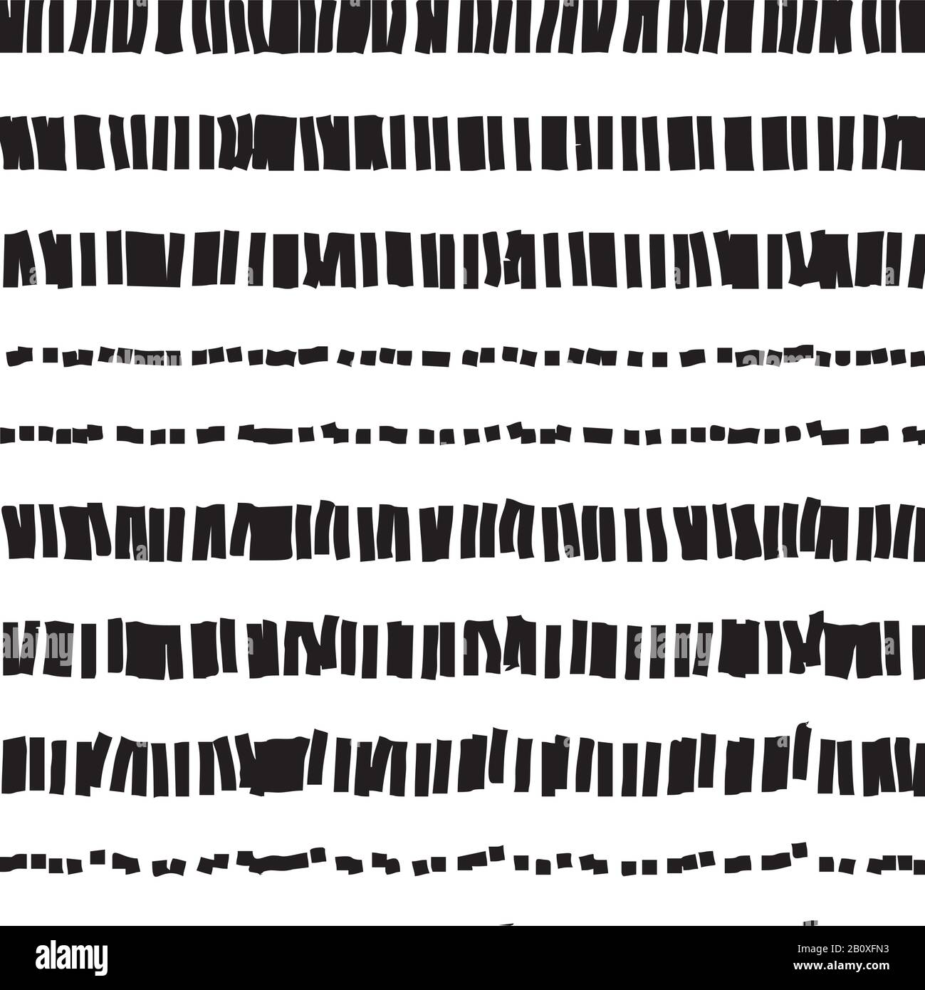 Dotted and dashed seamless pattern. Abstract seamless texture in black ... Dotted and dashed seamless pattern. Abstract seamless texture in black ...