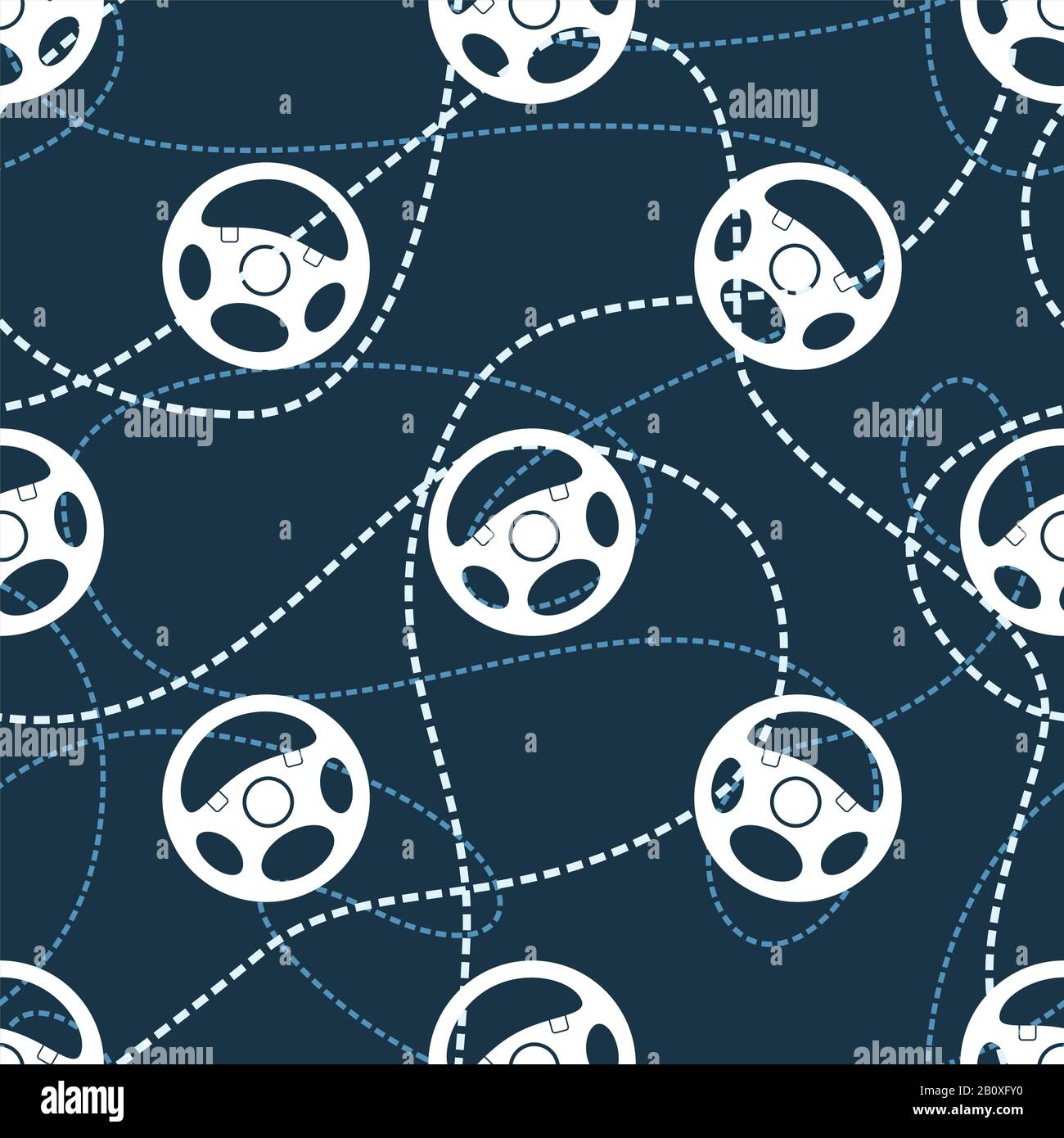 Car steering wheel seamless pattern. Automobile steering wheel seamless ...