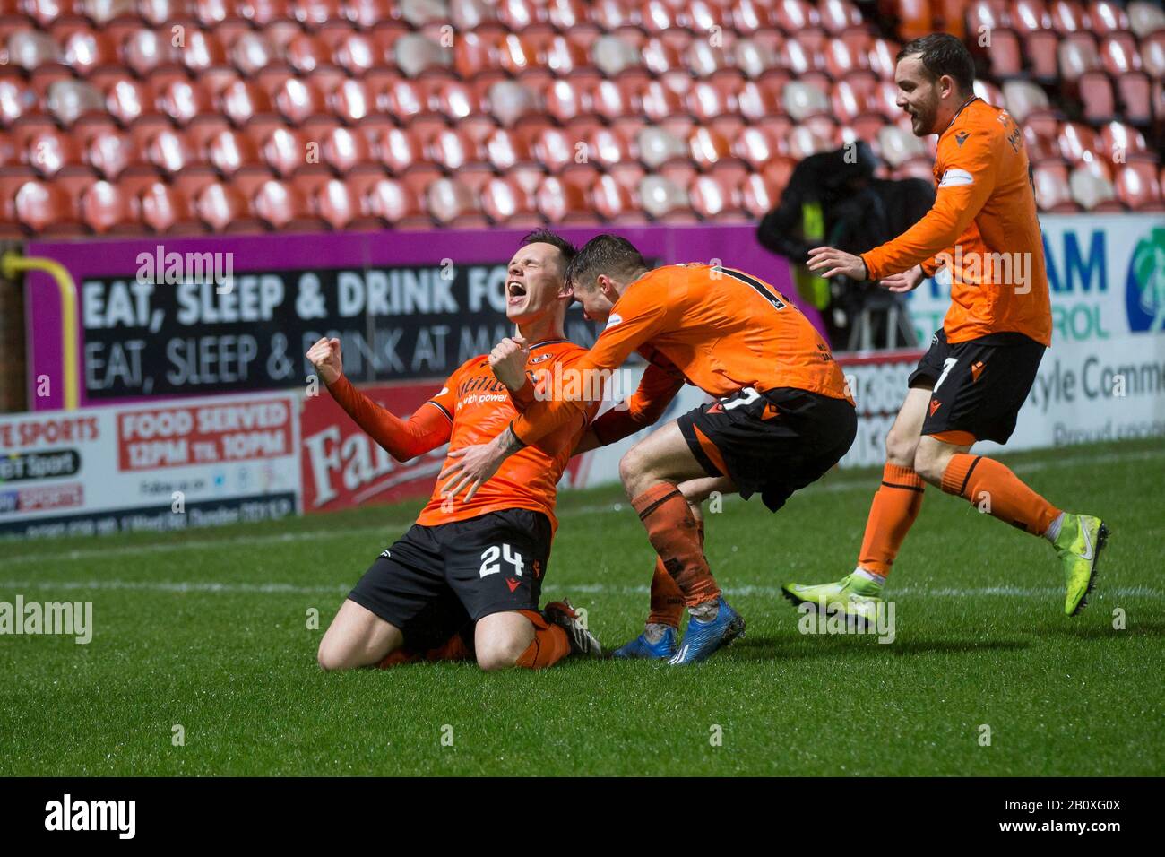 Tannadice Park, Dundee, UK. 21st Feb, 2020. Scottish Championship ...