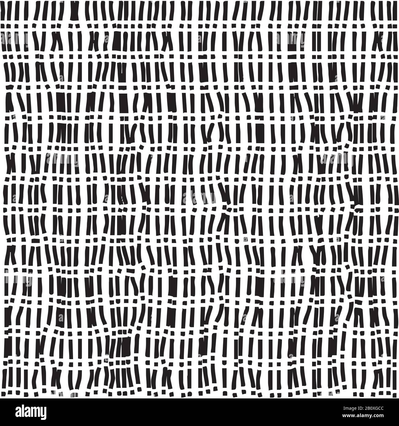 Dotted and dashed seamless pattern. Abstract seamless texture in black ...