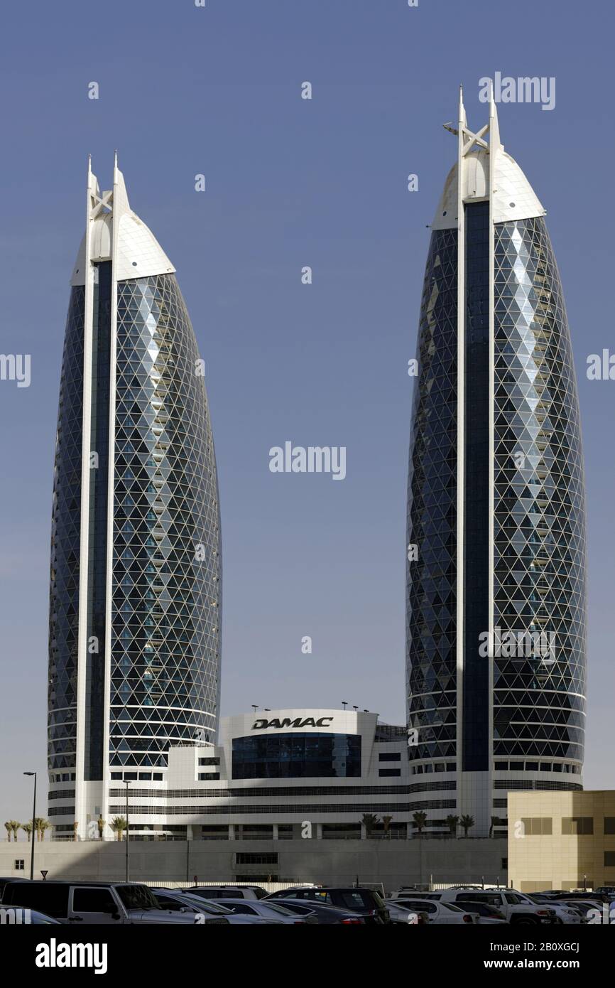 Damac Towers, Dubai, United Arab Emirates, Asia Stock Photo - Alamy