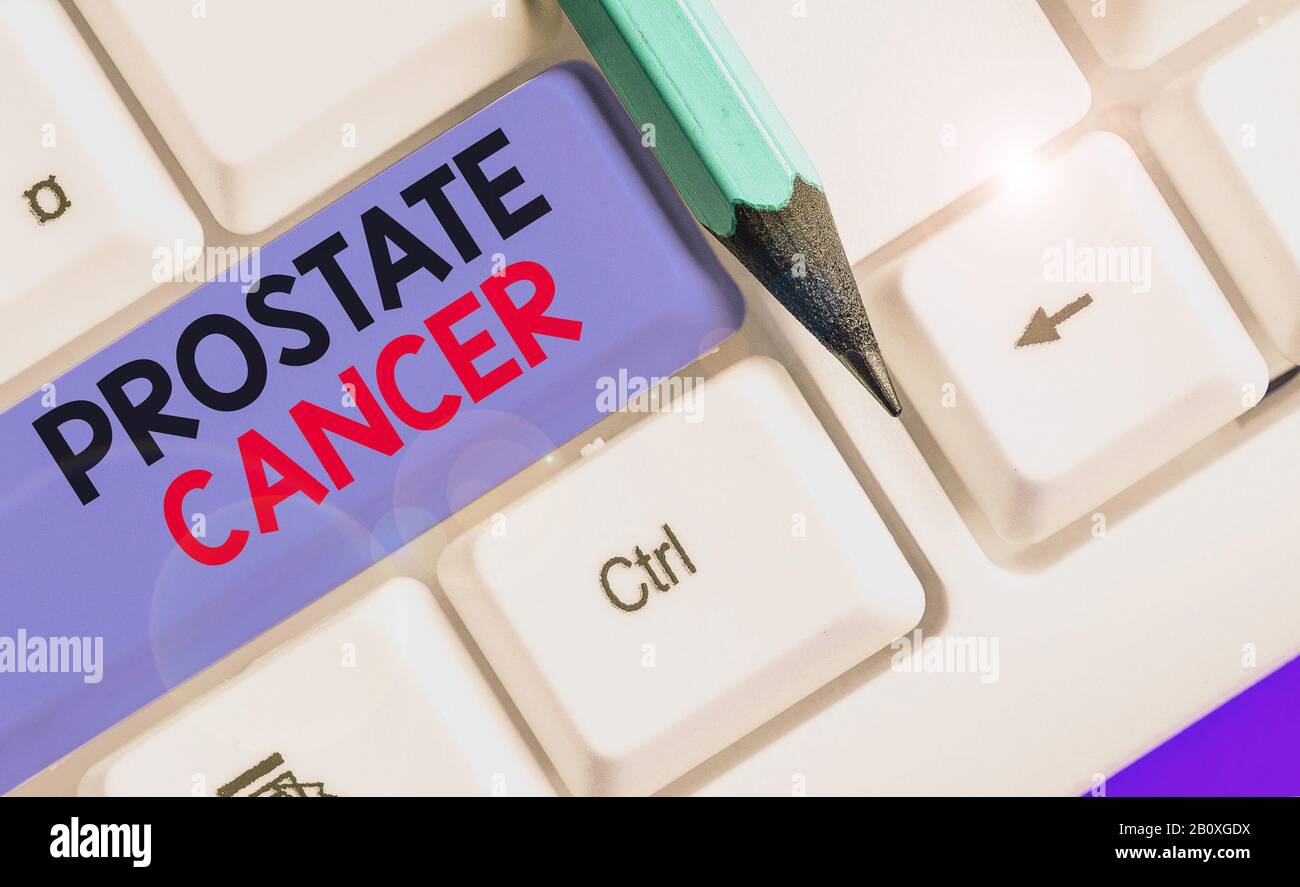Word writing text Prostate Cancer. Business photo showcasing cancer ...