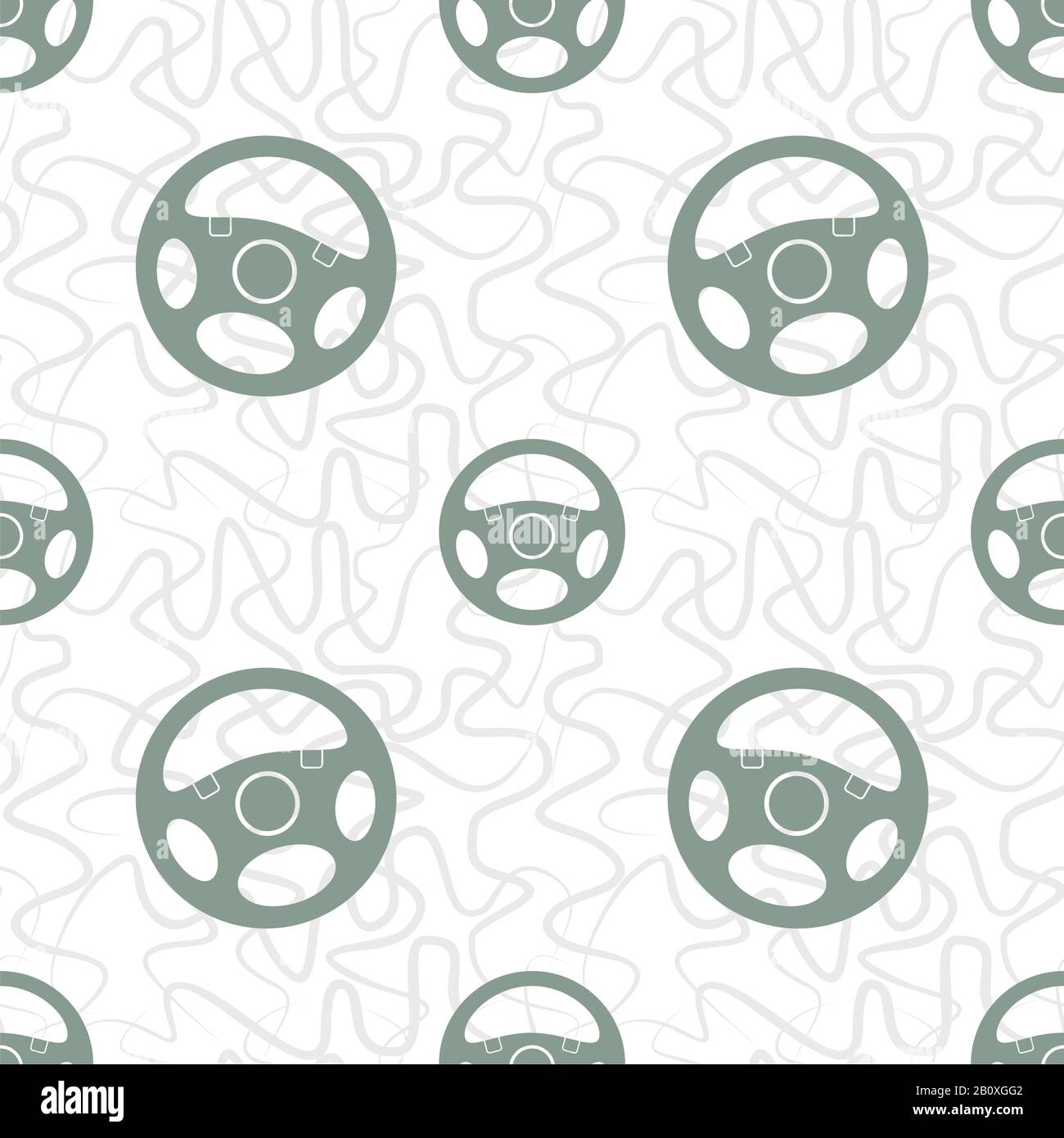 Car steering wheel seamless pattern. Automobile steering wheel seamless ...