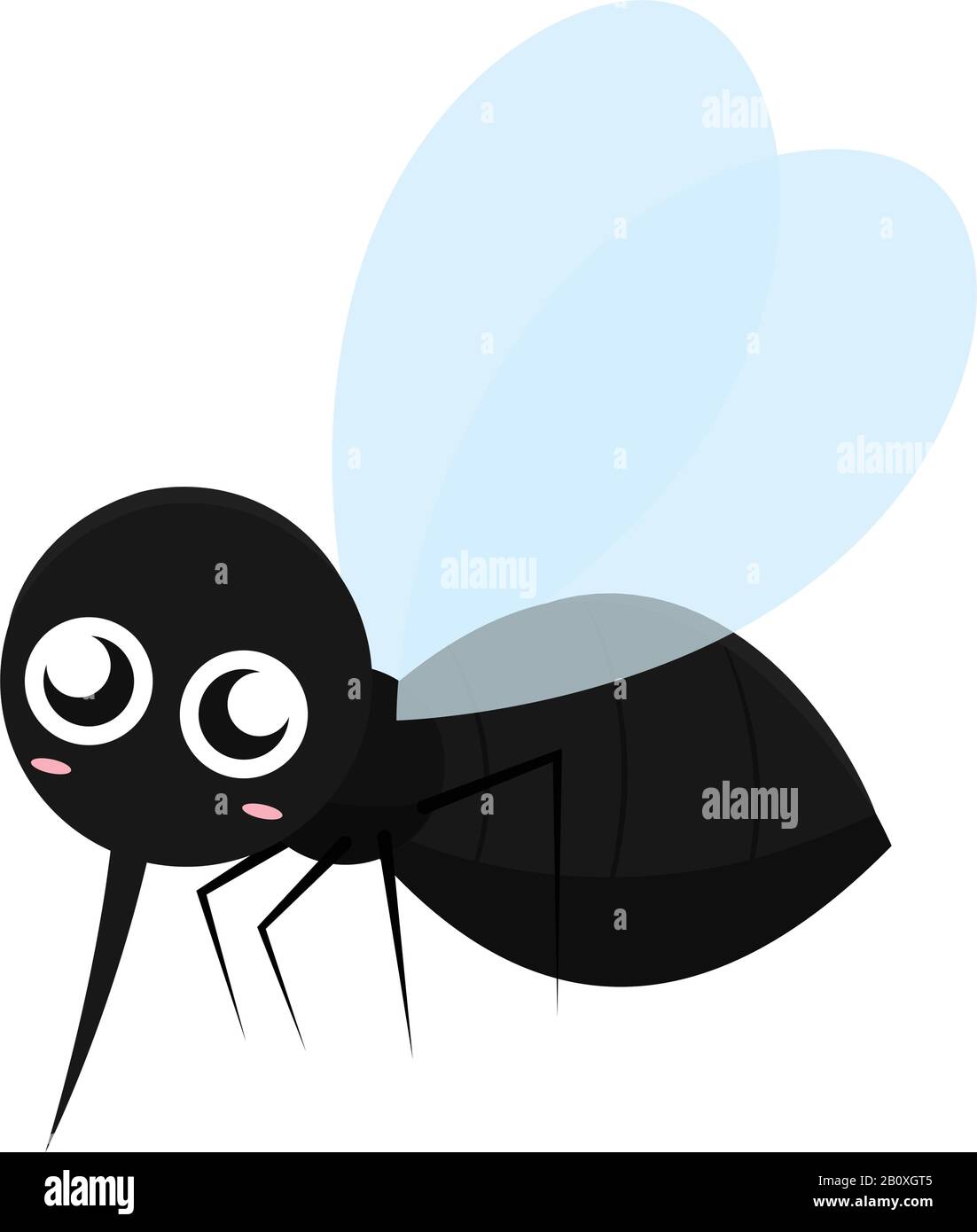 Isolated happy mosquito cartoon Stock Vector Image & Art - Alamy