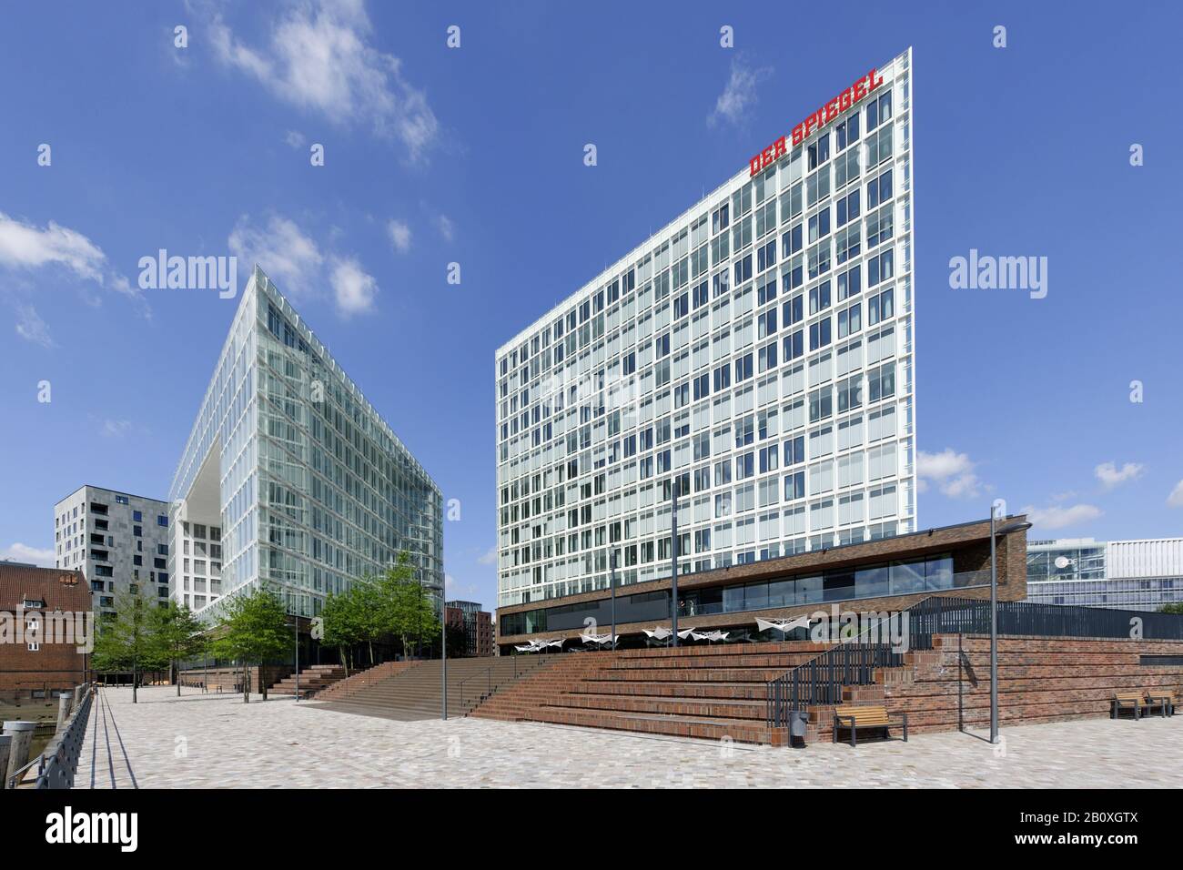 Ericus Contor and Spiegel publishing house, Hamburg, Germany Stock ...