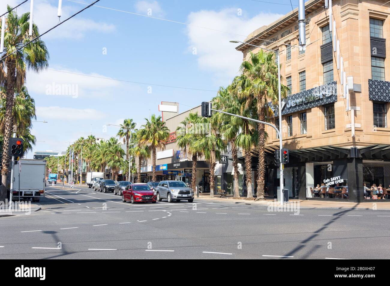 Moorabool street downtown centre central historic shops shopping hi-res ...