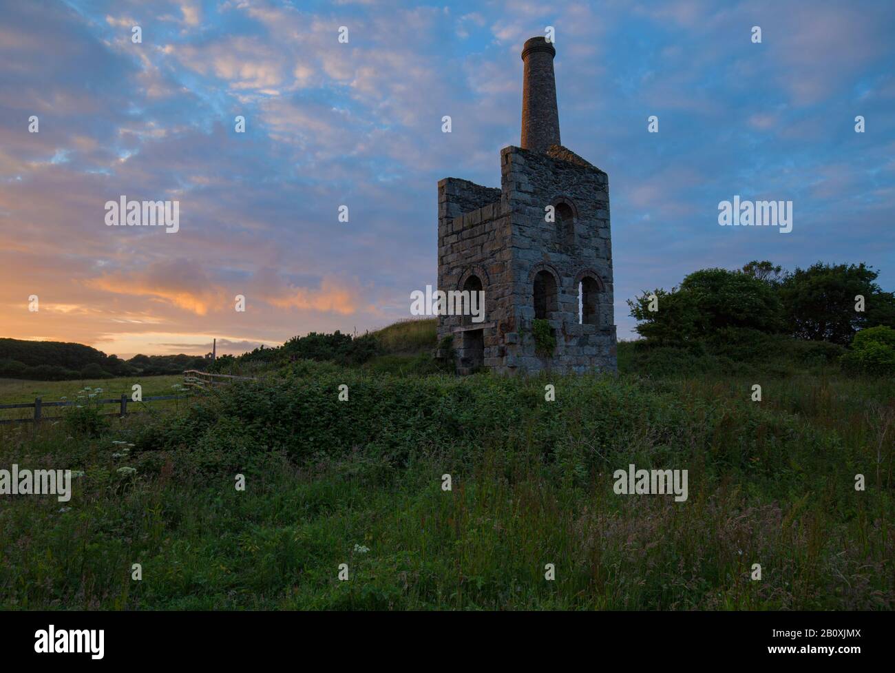 Wheal Unity Mine Chacewater Cornwall Stock Photo - Alamy