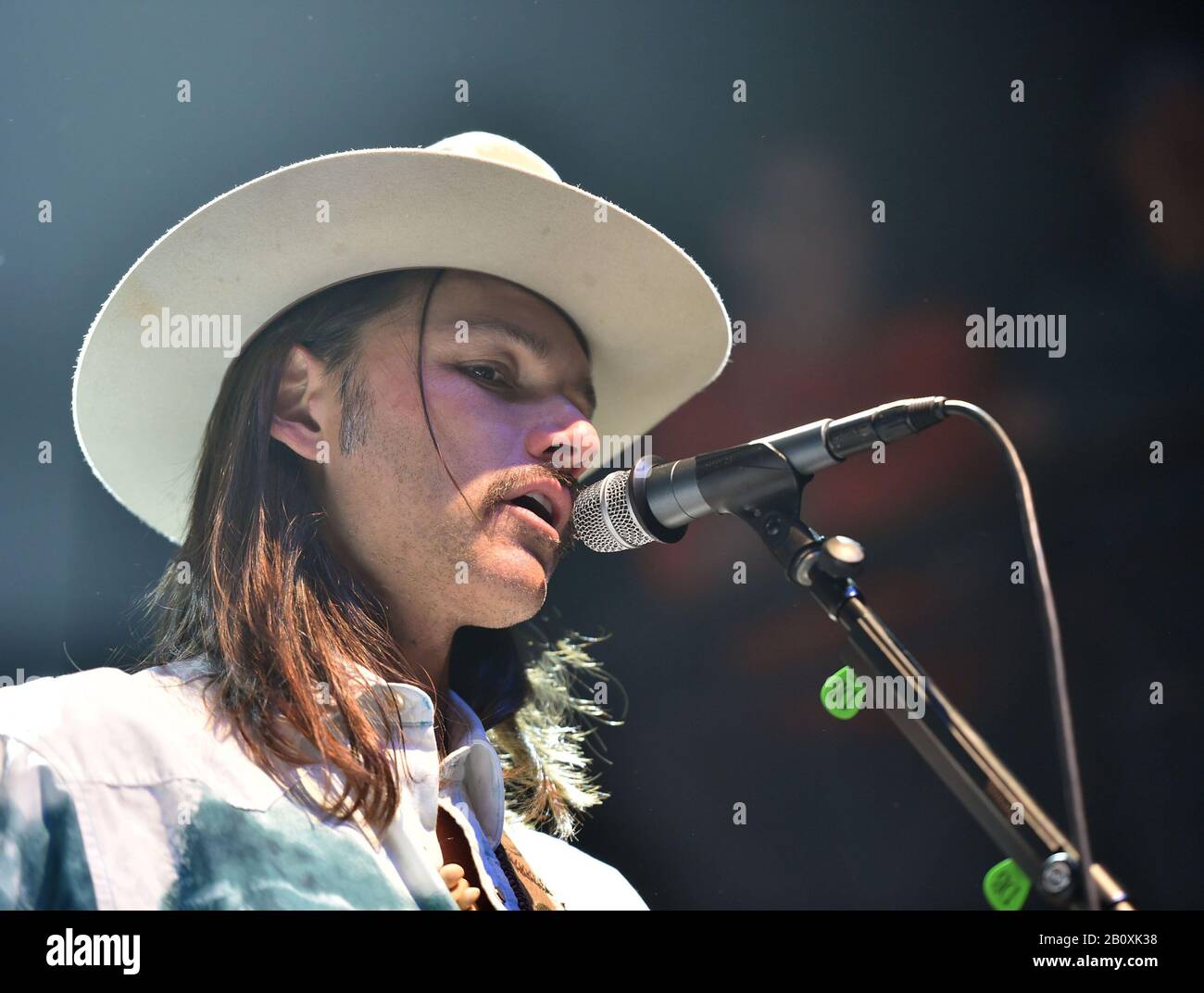 February 19, 2020, Norfolk, Virginia, USA: The Allman Betts Band member ...