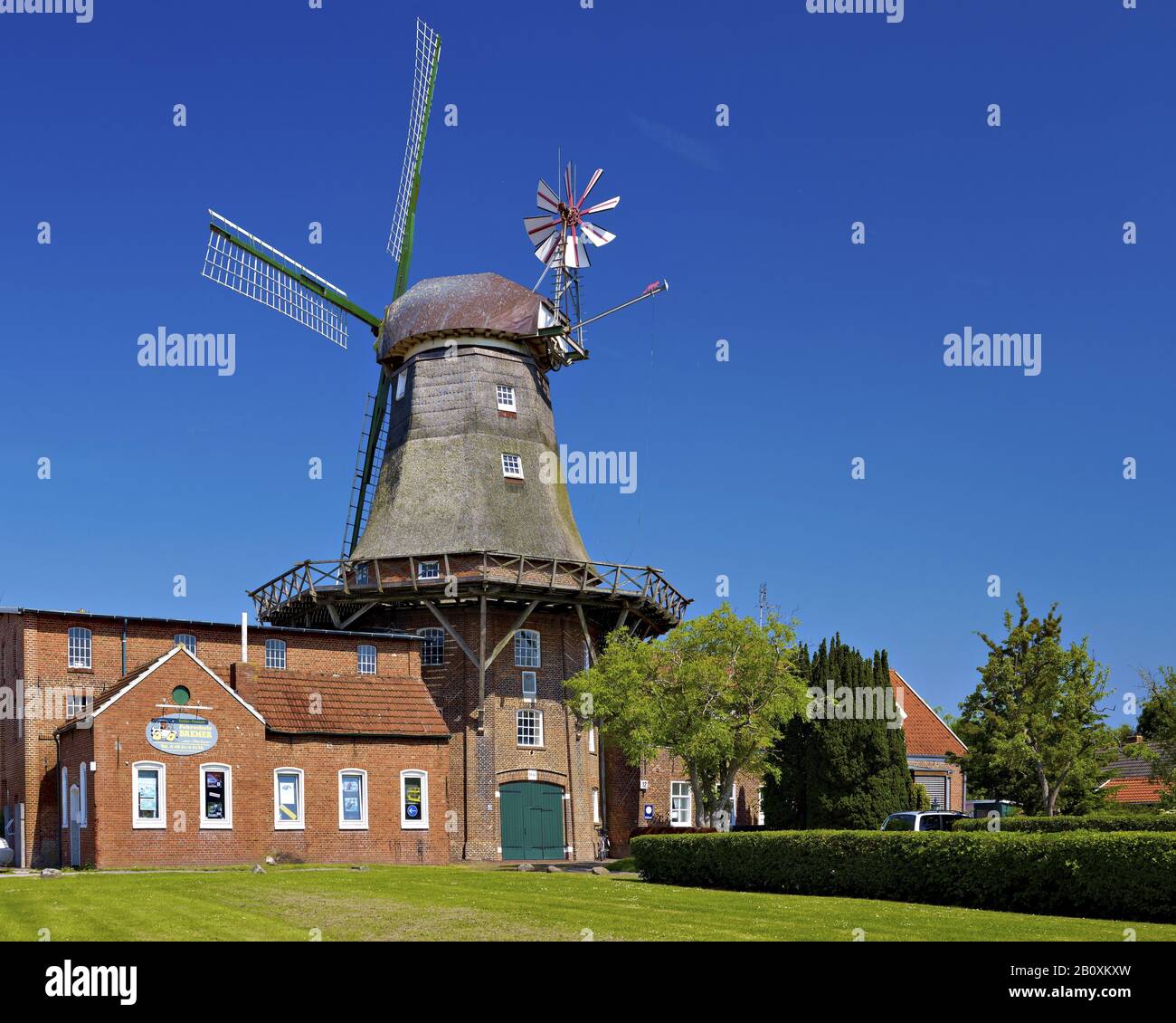 Dutch windmill, Krummhörn-Pewsum, East Frisia, Lower Saxony, Germany ... Dutch windmill, Krummhörn-Pewsum, East Frisia, Lower Saxony, Germany ...