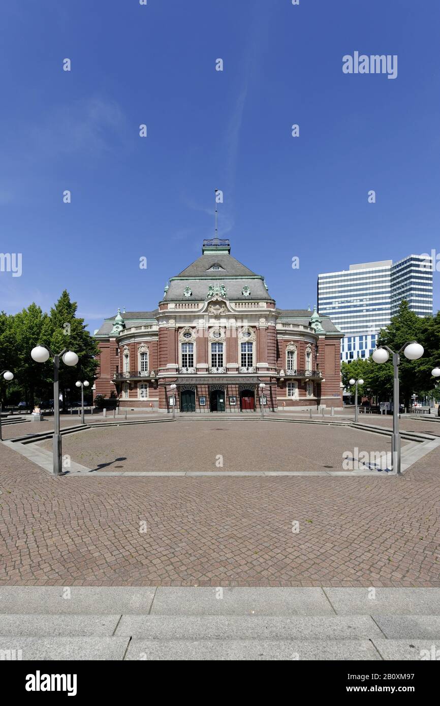 Music hall, Laeiszhalle, Johannes-Brahms-Platz, Hanseatic City of ...