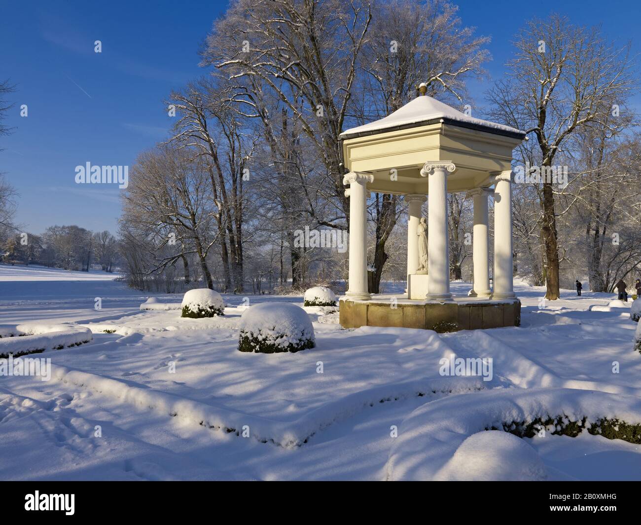 Temple of the Muses of the Calliope in Tiefurter Park near Weimar ...