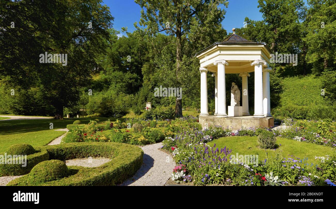 Temple of the Muses of the Calliope in Tiefurter Park near Weimar ...