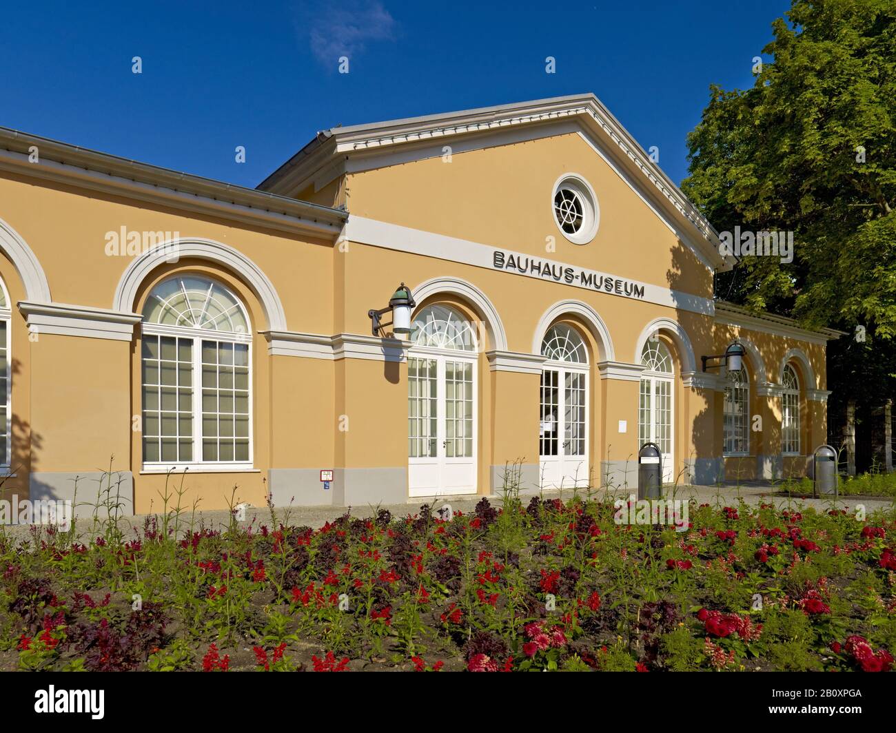 Bauhaus museum on theaterplatz hi-res stock photography and images - Alamy