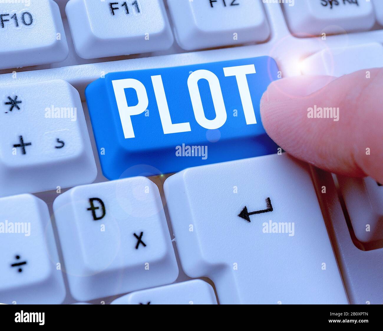 Writing Note Showing Plot Business Concept For Sequence Of Events
