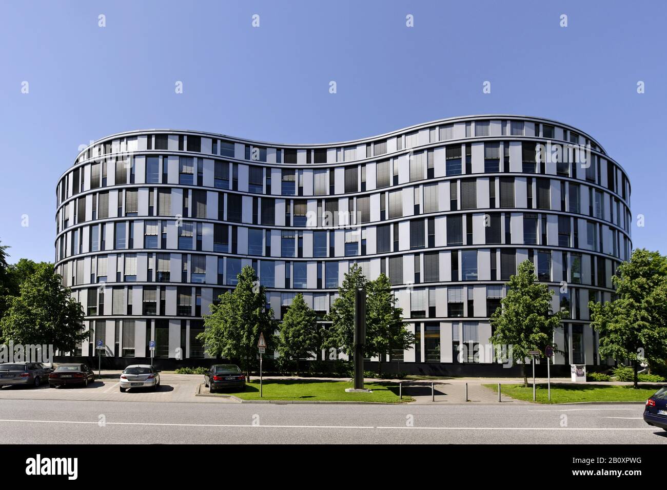 Office building, Hamburger Welle, Hanseatic City of Hamburg, Germany ...