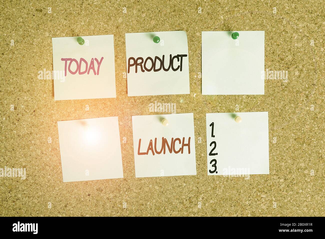 Writing note showing Product Launch. Business concept for process to ...