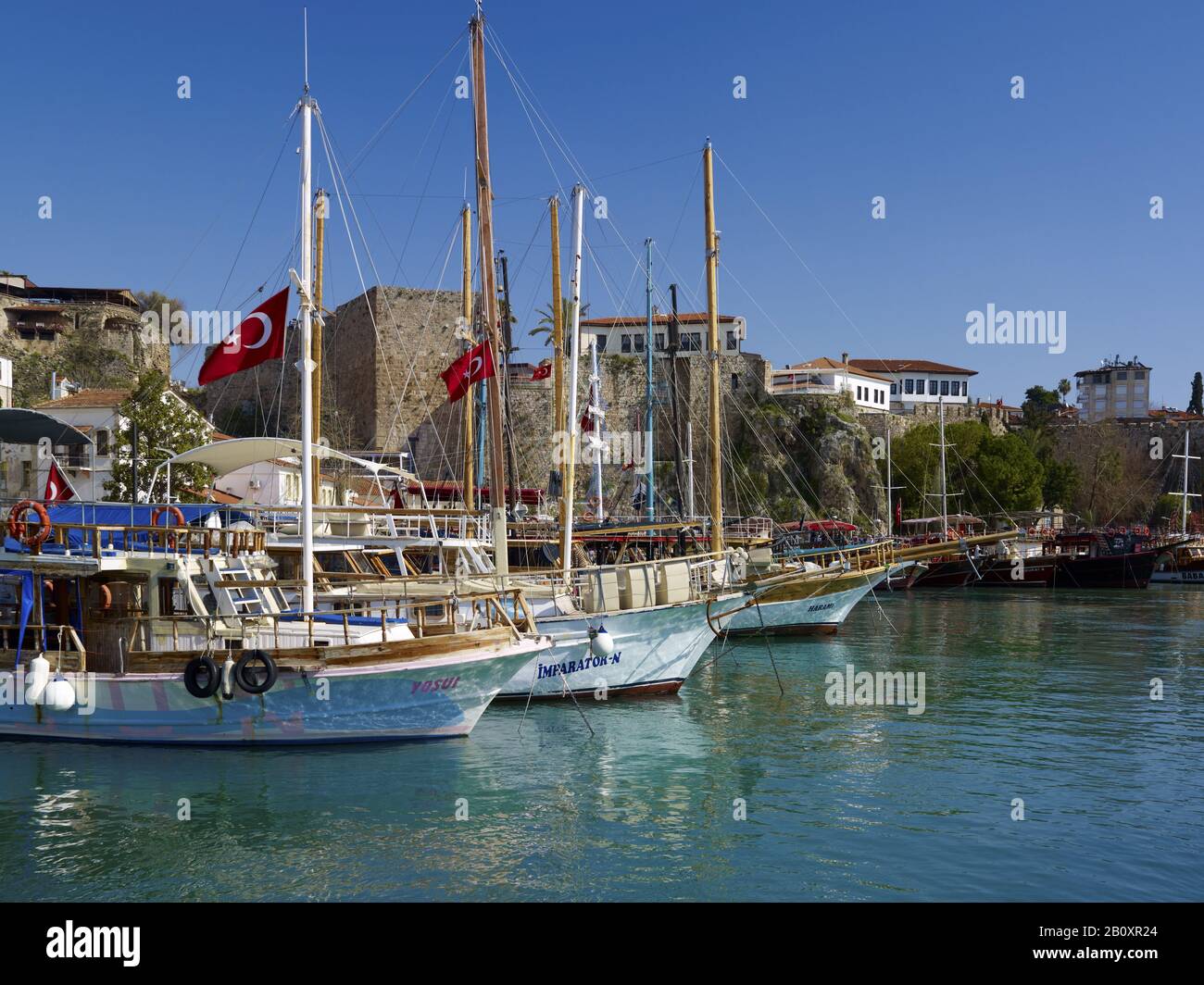 Port of Antalya, Turkey Stock Photo - Alamy