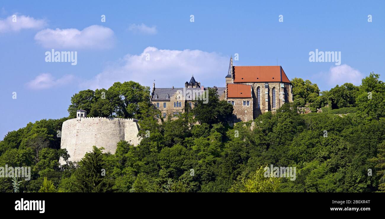 Castle in Lutherstadt Mansfeld, Saxony-Anhalt, Germany Stock Photo - Alamy