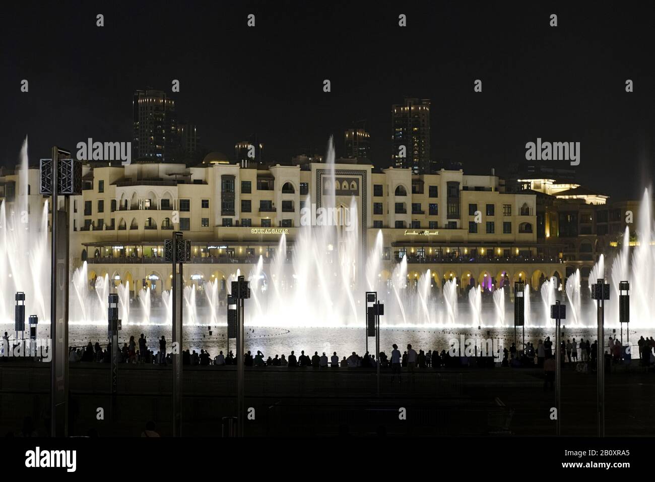 Dubai Fountains, Dubai, United Arab Emirates, Asia Stock Photo - Alamy