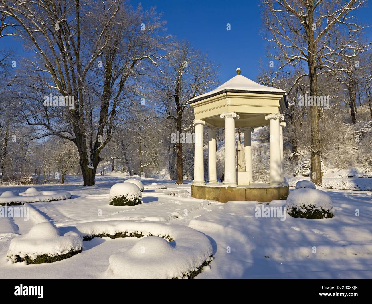 Temple of the Muses of the Calliope in Tiefurter Park near Weimar ...