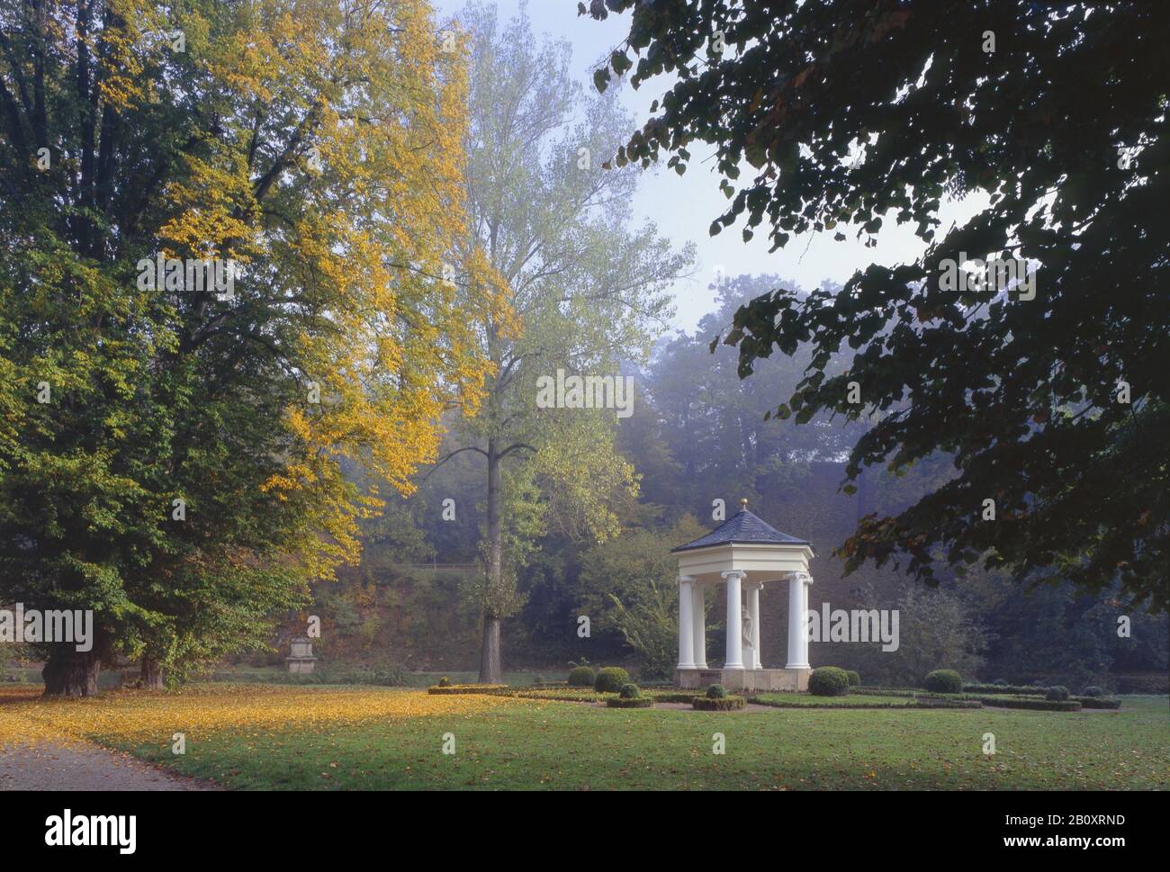 Temple of the Muses of the Calliope in Tiefurter Park near Weimar ...
