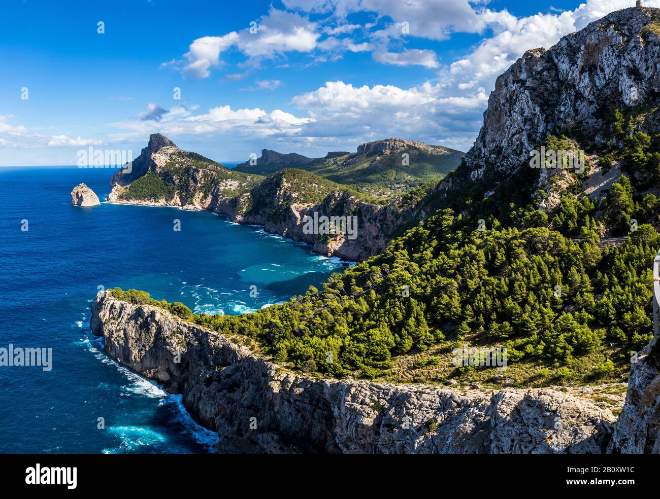 Rock cliff mountain cap de formentor hi-res stock photography and ...