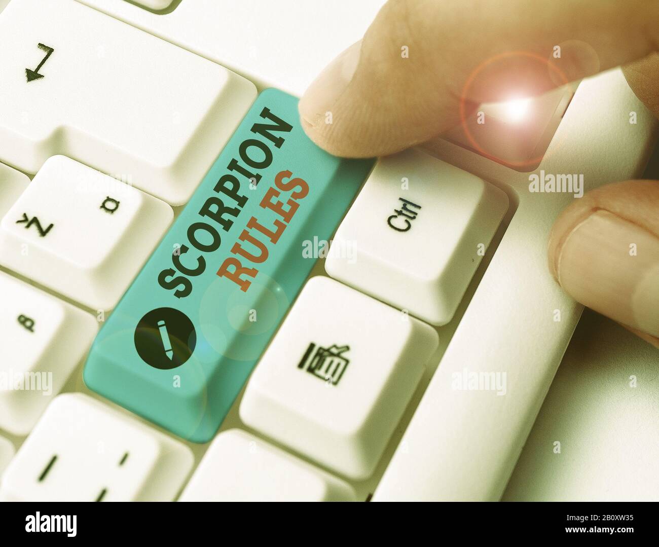 Handwriting text Scorpion Rules. Conceptual photo Dystopian young adult ...