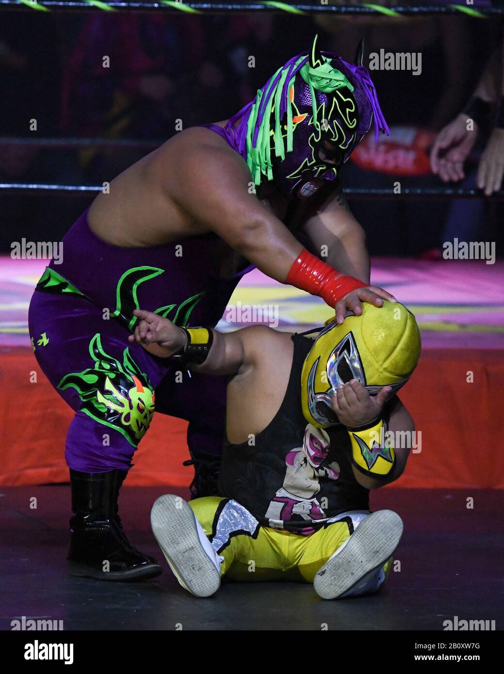 February 14, 2020, Los Angeles, California, USA: Micro Man and Ponchos ...