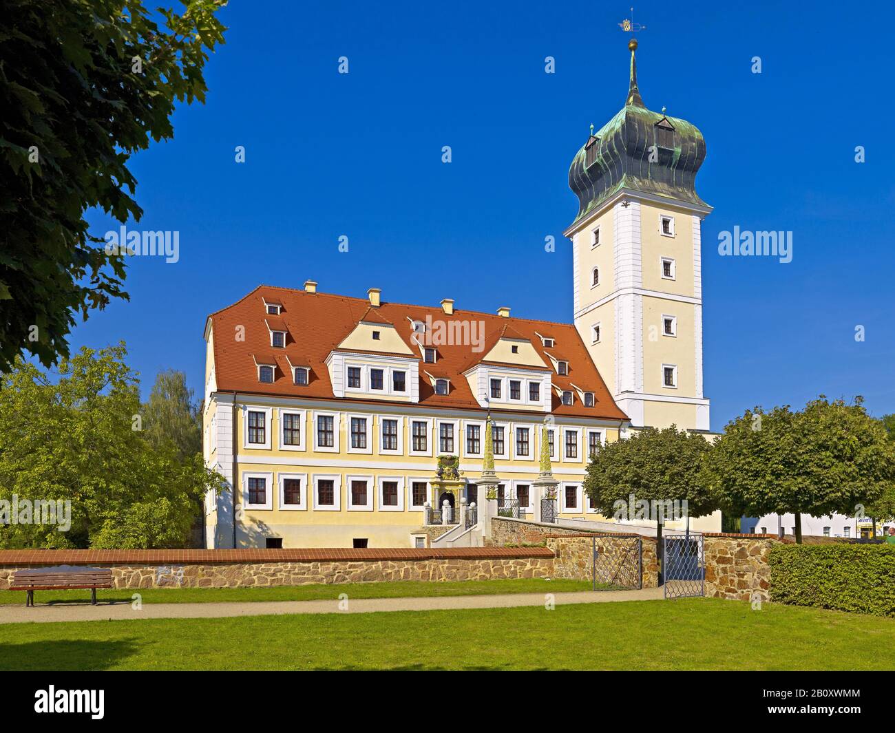 Delitzsch castle baroque castle germany hi-res stock photography and ...