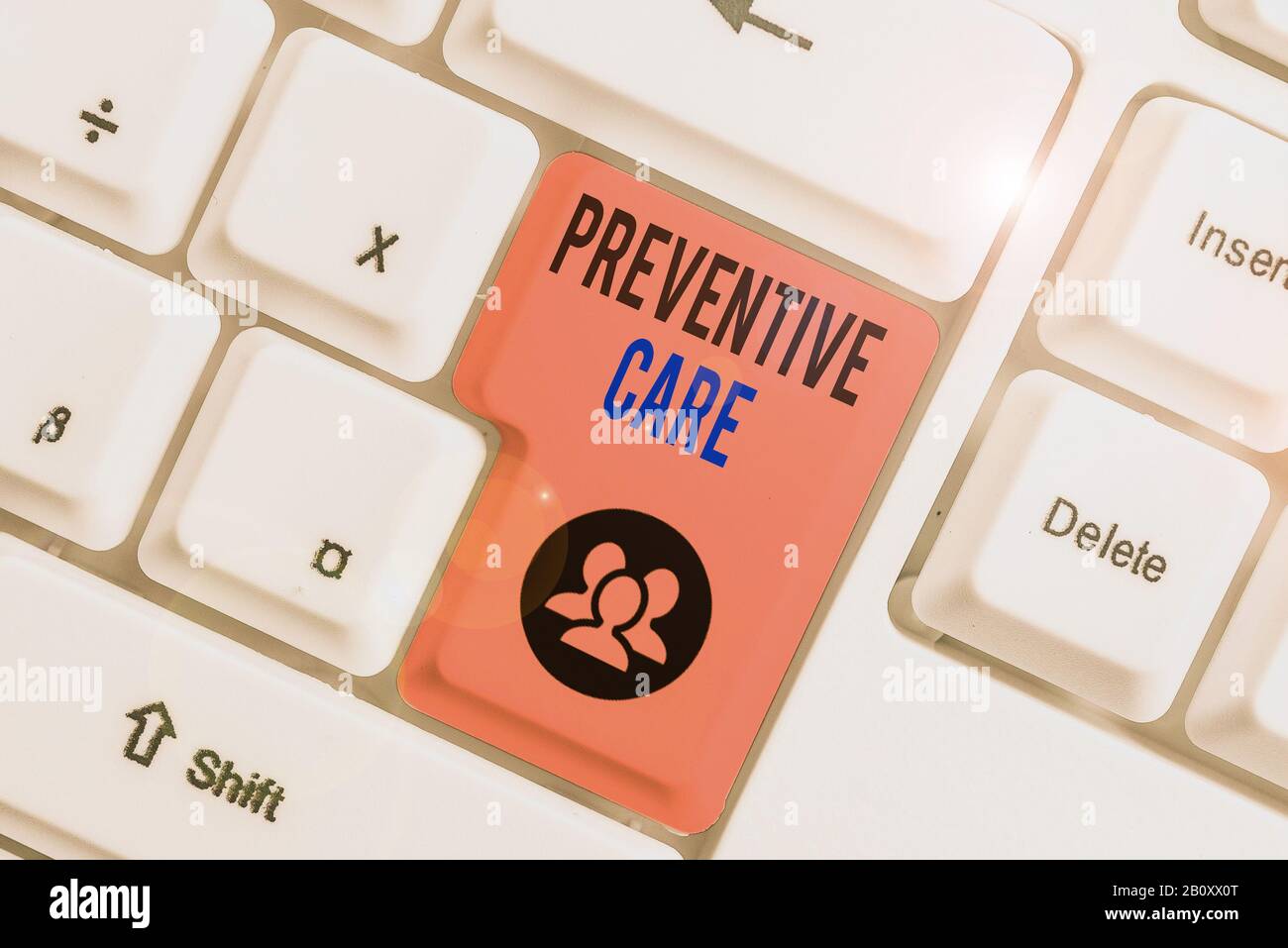 Conceptual hand writing showing Preventive Care. Concept meaning care ...