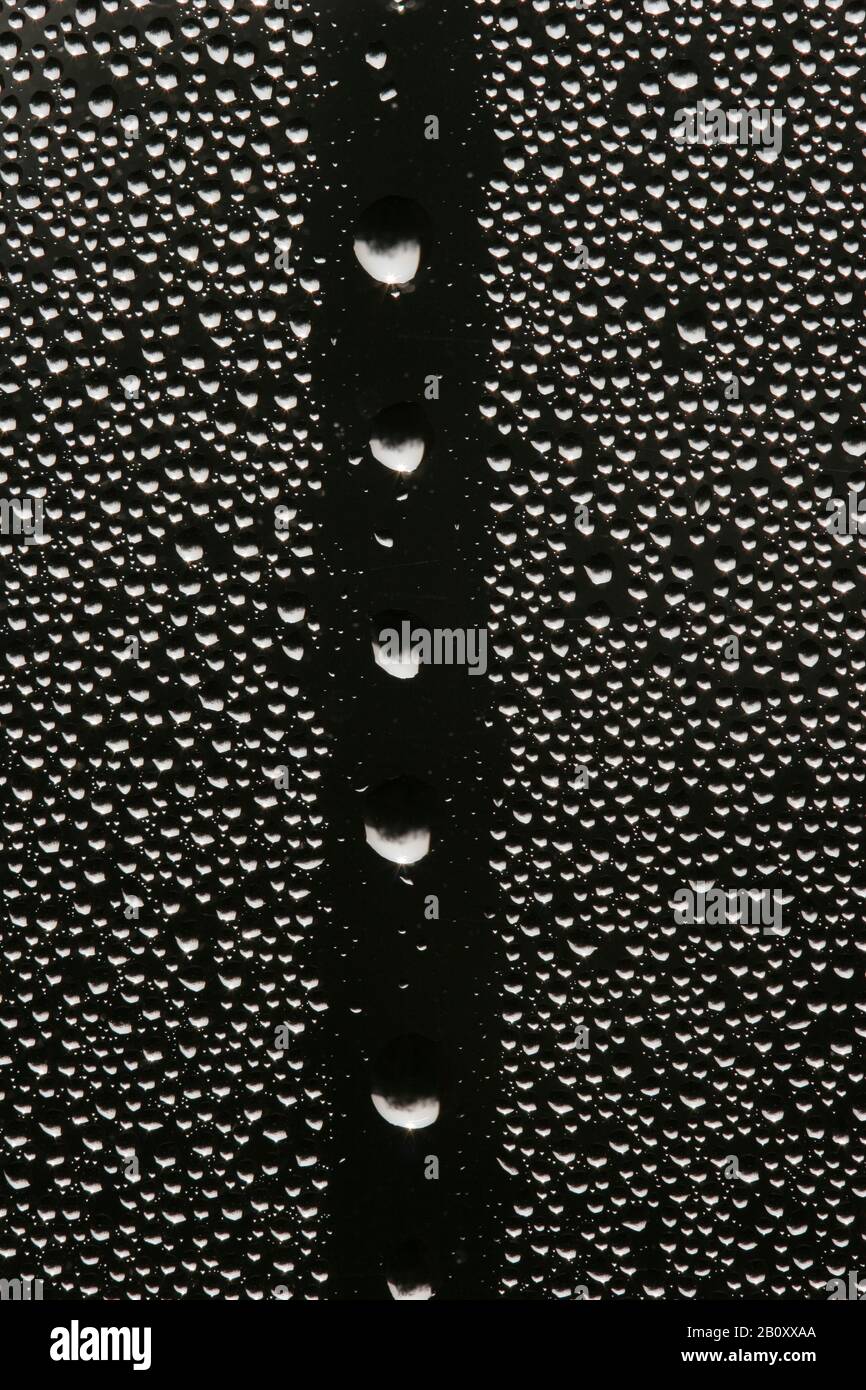 dewdrops, condensation on a window, Netherlands Stock Photo - Alamy