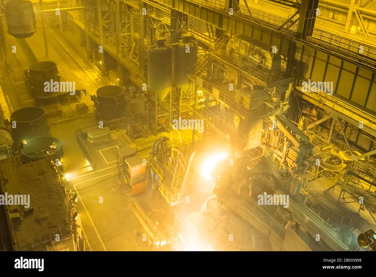 Electric Arc Steel Melting Furnace High Resolution Stock Photography ...