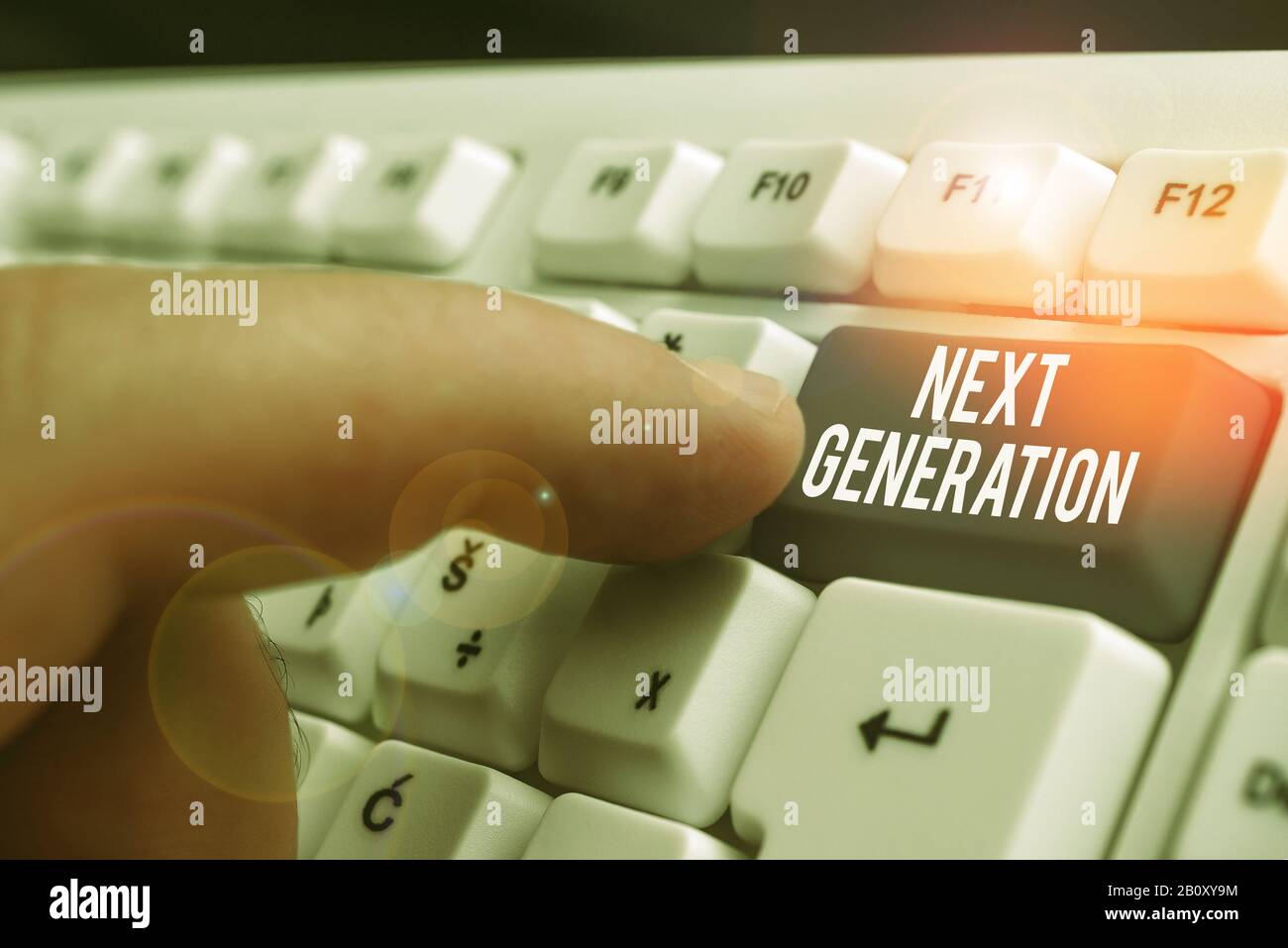 Conceptual hand writing showing Next Generation. Concept meaning ...