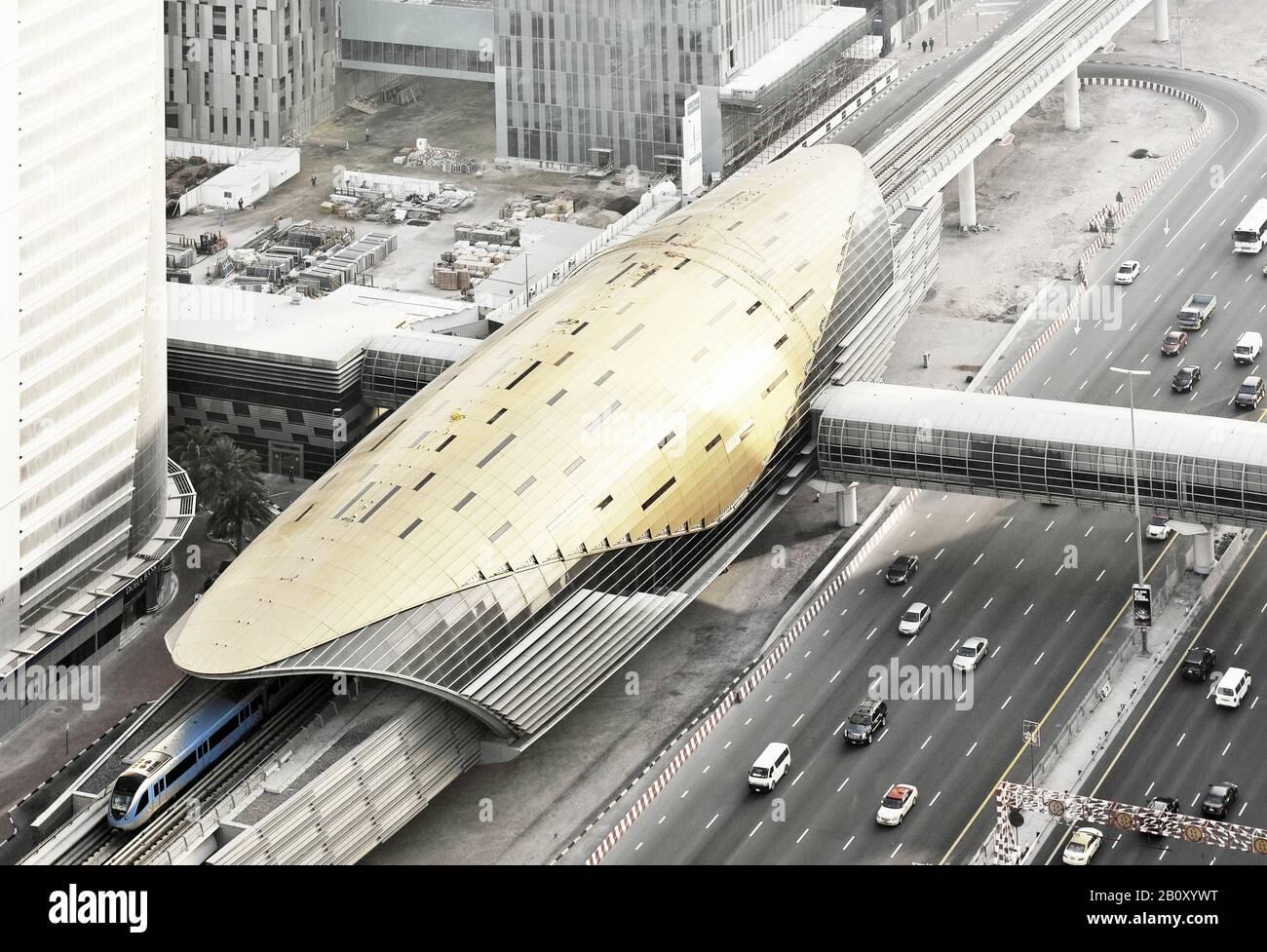 RTA Metro Station, Dubai, United Arab Emirates Stock Photo - Alamy