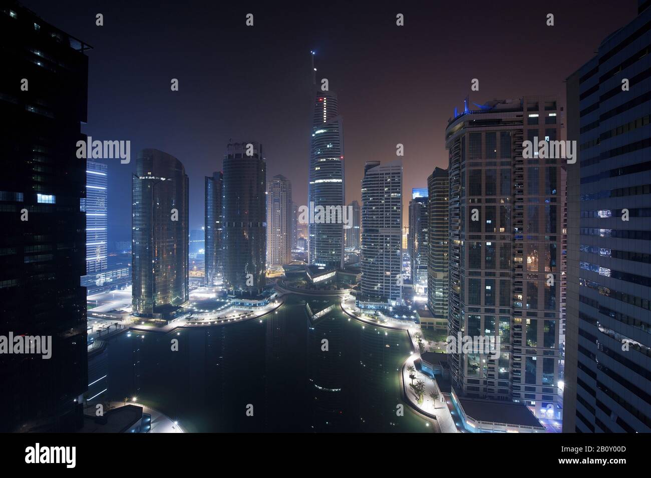 Skyscrapers of New Dubai, United Arab Emirates Stock Photo - Alamy