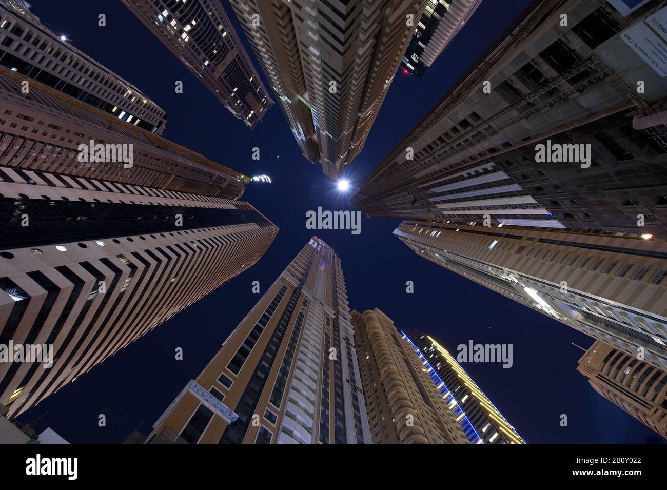 Skyscrapers in New Dubai, United Arab Emirates Stock Photo - Alamy