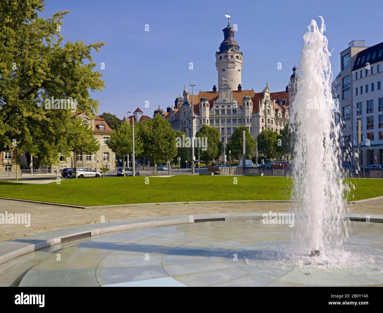 The new town hall at martin luther ring hi-res stock photography and ...