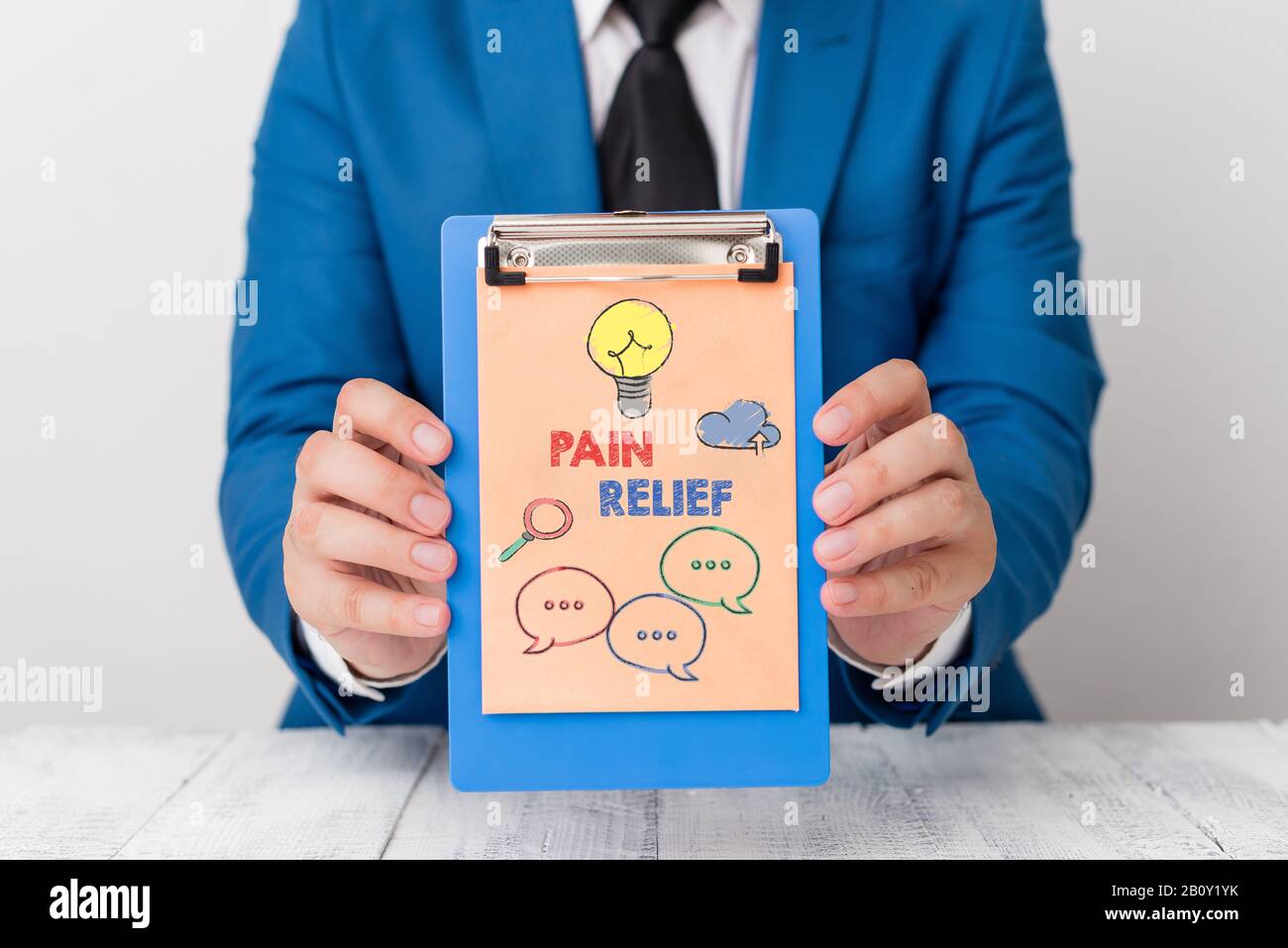 Text sign showing Pain Relief. Business photo showcasing Drugs or other ...