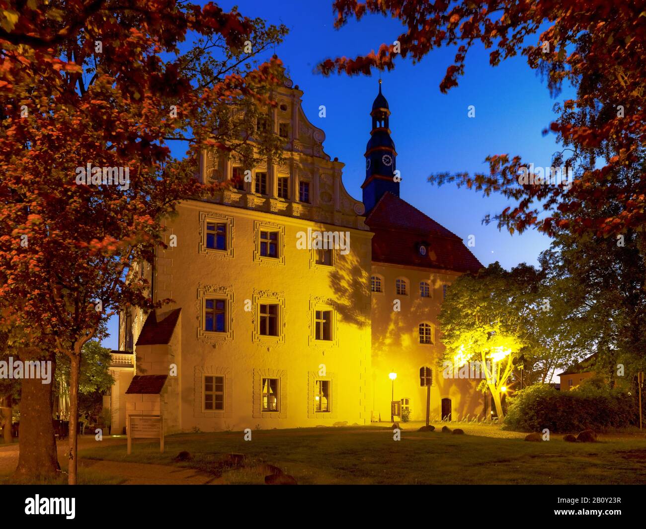 Castle in Lübben / Spreewald, Brandenburg, Germany Stock Photo - Alamy