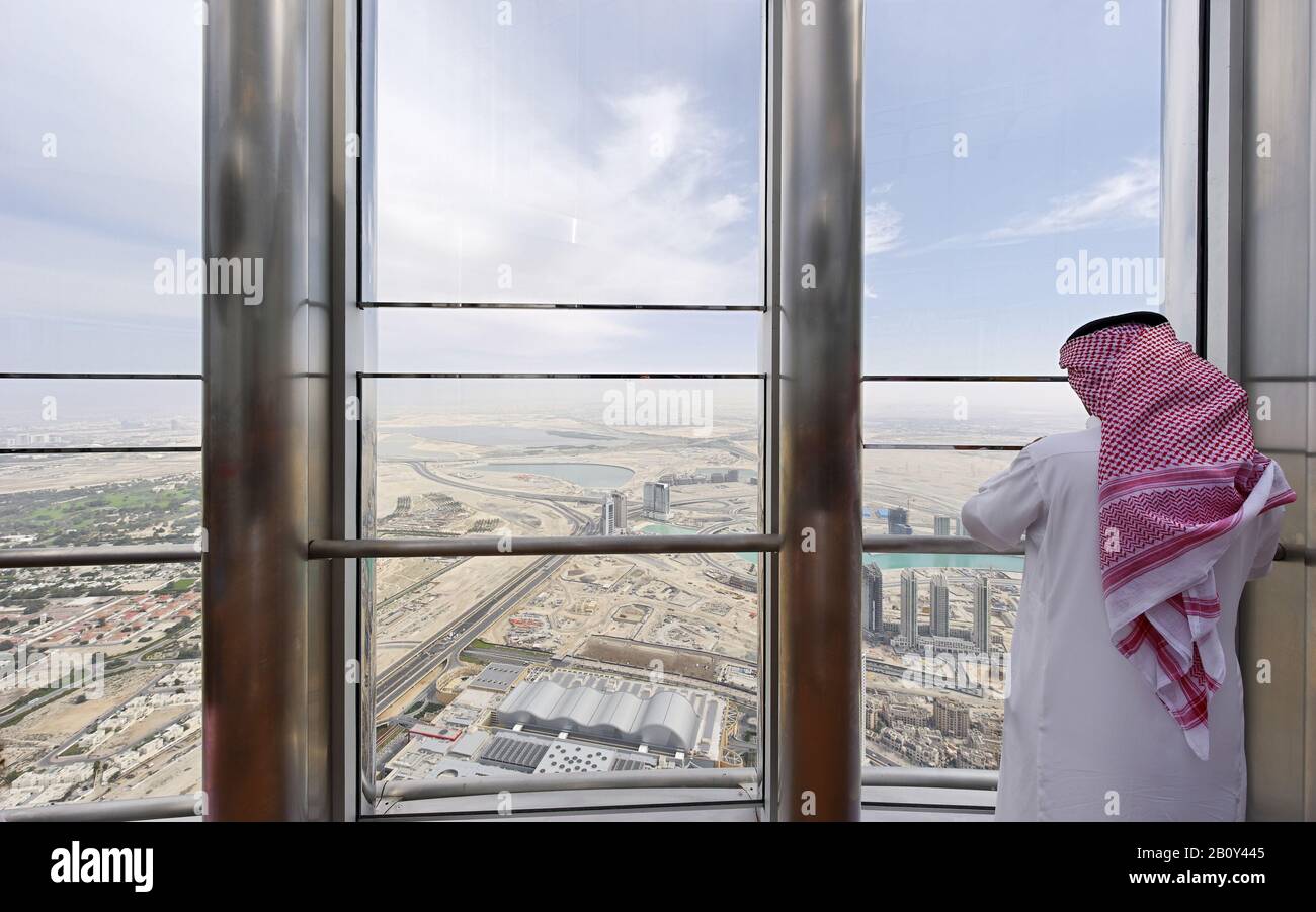 Highest viewing platform in the world, At the Top in Burj Khalifa ...