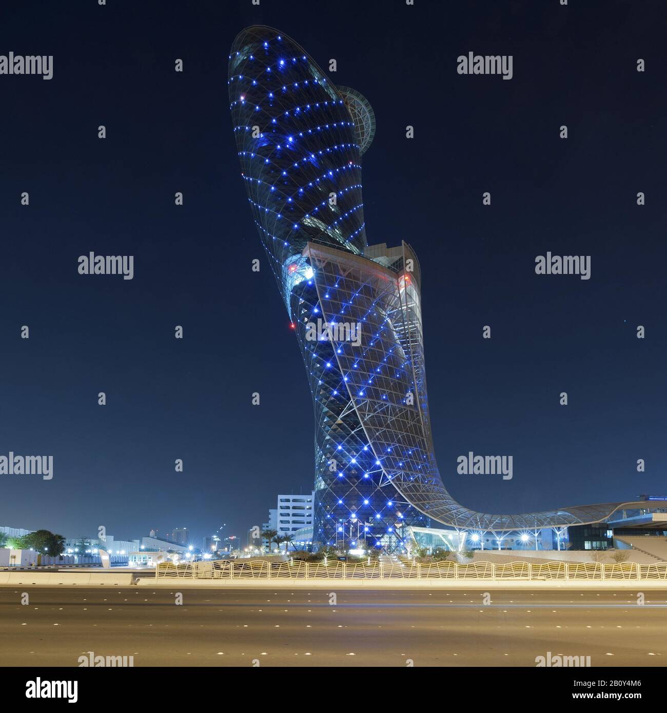 Capital Gate, Abu Dhabi, United Arab Emirates Stock Photo - Alamy