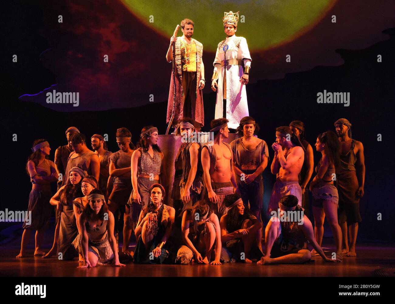 London, UK. 21st Feb, 2020. Luke Brady and Liam Tamne in a scene from ...