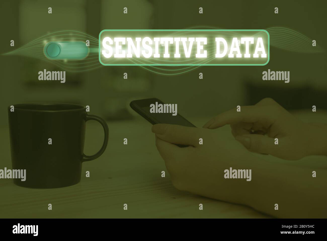 Conceptual hand writing showing Sensitive Data. Concept meaning ...