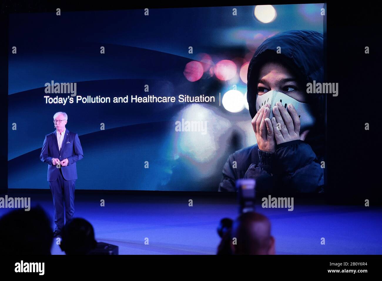 President of Benz meets the Press 4 Stock Photo - Alamy